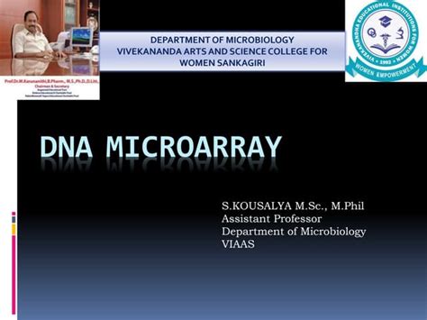 dna microarray ppt