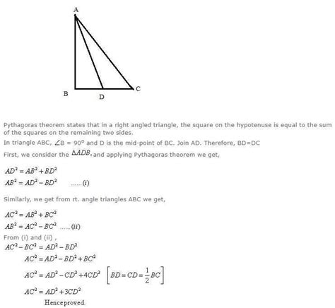 Pythagoras Theorem Class 9th Concise Selina Icse Maths Solutions Icsehelp