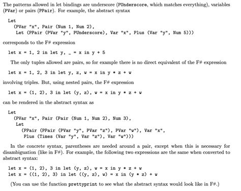 Solved The Patterns Allowed In Let Bindings Are Underscore