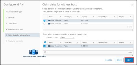 Configure VSAN Node Cluster Mastering VMware