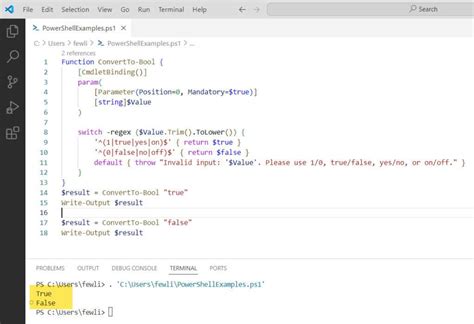 How To Convert String To Boolean In Powershell