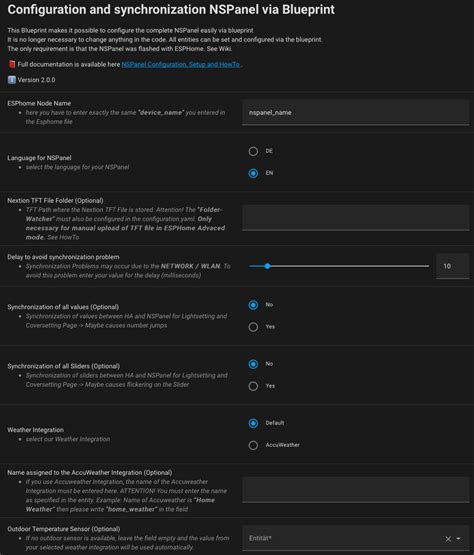 GitHub PunkRa N NSPanel HA Blueprint Static Ip This Allows You To Configure Your Complete