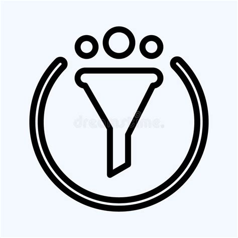 Icon Marketing Suitable For Branding Symbol Line Style Simple Design