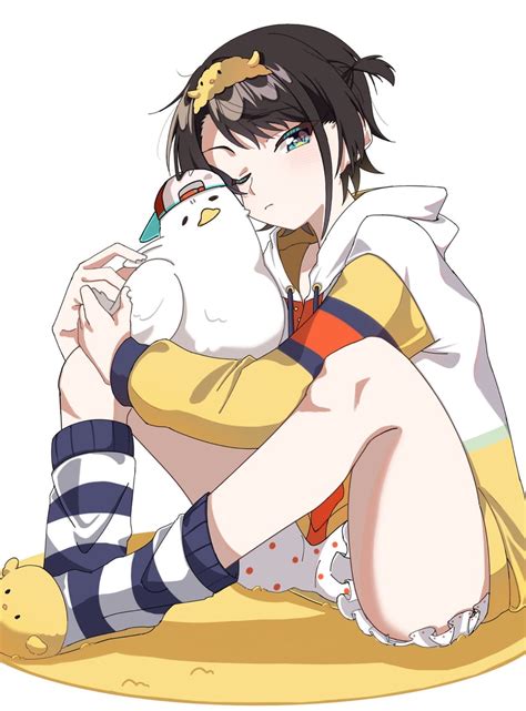 Oozora Subaru Subaru Duck And Oozora Subaru Hololive Drawn By S Hrkss Danbooru