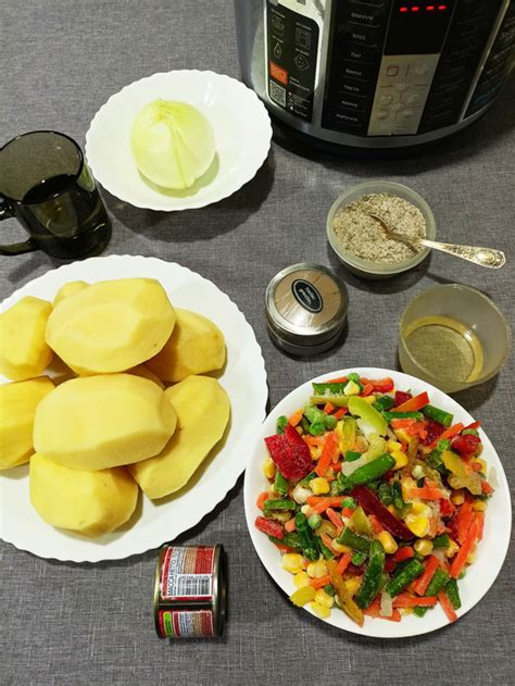 Мексиканская смесь с картофелем #постныйстол - пошаговый рецепт с фото ...
