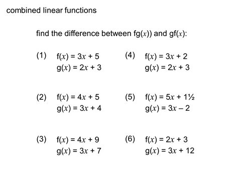 MEDIAN Don Steward Mathematics Teaching Difference Between Combined Functions