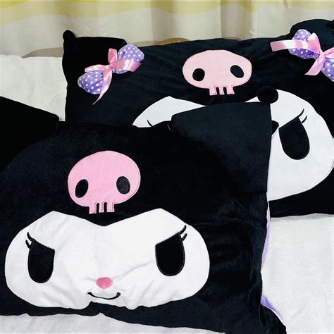 Kuromi Pillow Covers 🤍one Standard Size And Medium Depop