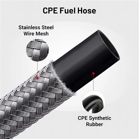 Evil Energy 4 6 8 10 12an Fuel Line Kit 20ft Stainless Steel Braided