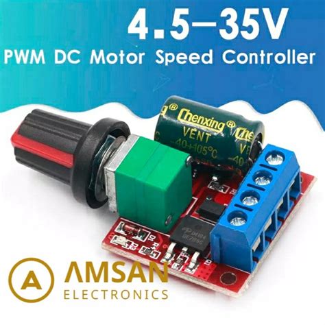 Jual Dc Motor Speed Controller Pwm 5a 90w 45 35v Dimmer Lampu Led