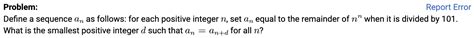 Solved Define A Sequence An As Follows For Each Positive Chegg Com