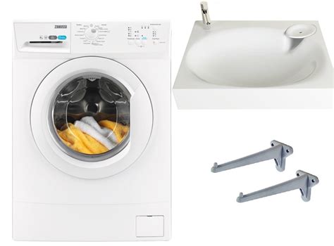 Комплект: стиральная машина Zanussi ZWSO 6100 V + раковина Marka One ...