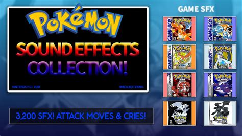 Pokemon Attacks Cries Sound Effects Collection By Bellblitzking On