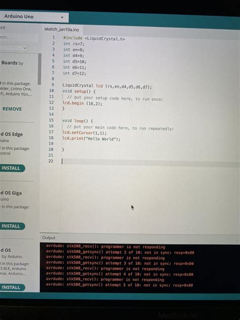 Lcd Not Working Rarduino