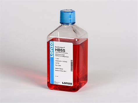 Lonza Biowhittaker Hank S Balanced Salt Solutions 1xcell Culture