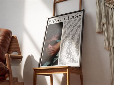 First Class Poster Jack Harlow Poster Jack Harlow Newspaper Etsy