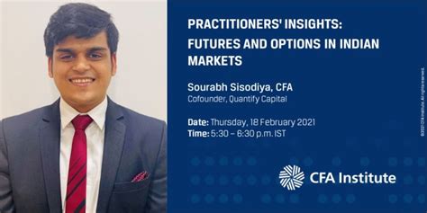 Sourabh Sisodiya Cfa On Linkedin Ill Be Doing A Webinar With Cfa