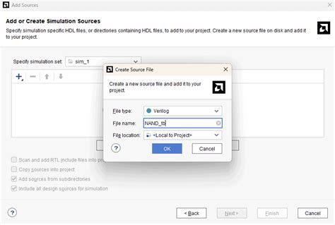 Designing An Nand Gate Using Elbert S7 Fpga Board And Vivado Design Suite 20241 Simulation
