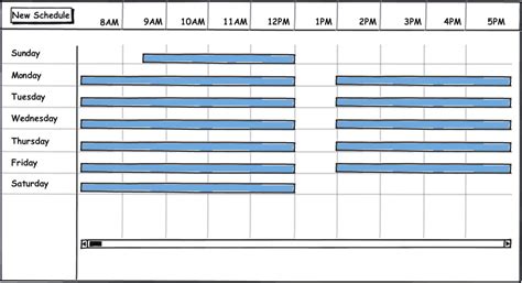 Jquery Building A Schedule Screengrid Whats The Best Plugintool