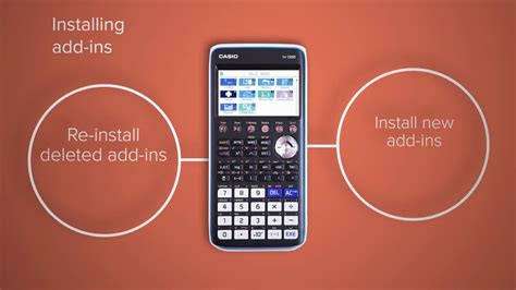 How To Install Add Ins On Casio S Fx CG50 Graphic Calculator YouTube