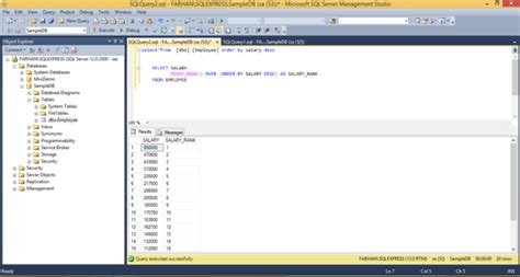 How To Find The Highest Salary In Sql Server