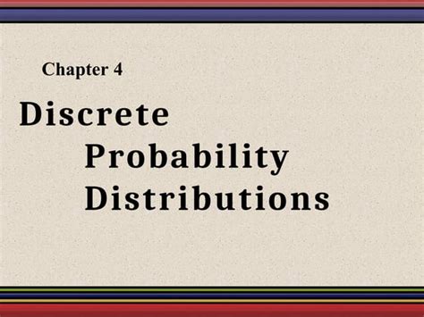 Binomial And Poisson Probablity Distribution For Dsml Pptx