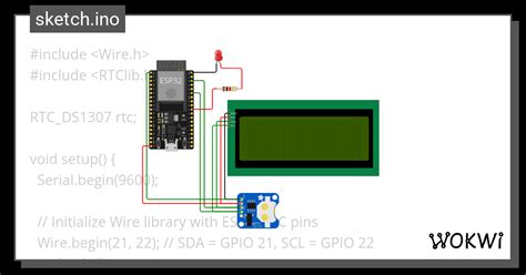 Membuat Lampu LED Esp32 Wokwi ESP32 STM32 Arduino Simulator