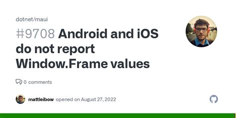 Android And Ios Do Not Report Windowframe Values · Issue 9708