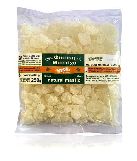 100% pure, Natural gum mastic / mastiha without box • ANEMOS