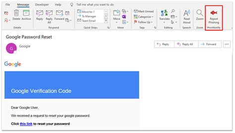Using Phishnotify On Outlook Desktop Web Mobile Phishsim™ Phishing Simulator Infosec
