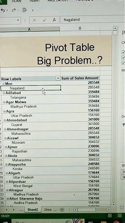 Pivot Table Shortcut Trick 😱 Excel Tutoring Shorts Excel Youtube