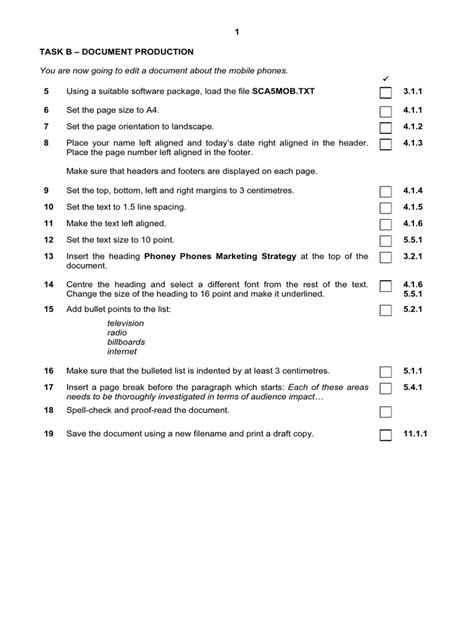 Paper 2 Practice Document Producation And Data Manipulation Pdf