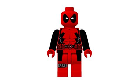 Lego Deadpool 3d Model