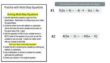Solving Multi Step Equations Including Infinite No Solution Problems
