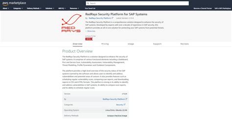 Redrays Sapsecurity Erp Awsmarketplace Redrays Sap Security Solutions