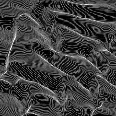 Free Vector Vector Striped Grayscale Background Abstract Line Waves Sound Wave Oscillation