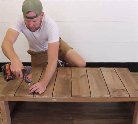 How To Build A 50 Modern Patio Coffee Table Diy Joy