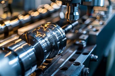 CNC Machine Processing AI Technology Generated Image Premium AI Generated Image