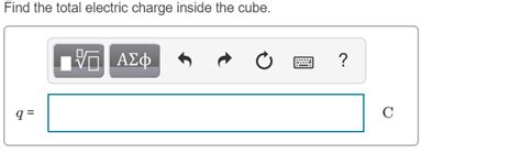 Solved A Cube Has Sides Of Length L M It Is Placed Chegg