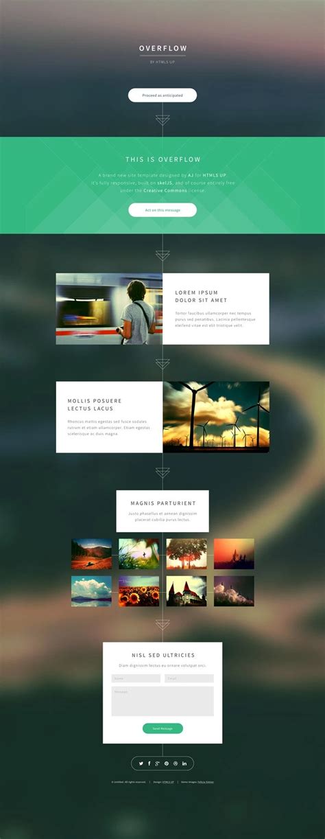 Overflow шаблон одностраничного сайта Vipadmin агрегатор Digital инструментов