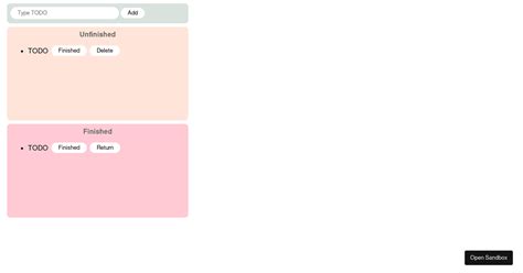 Todo Codesandbox