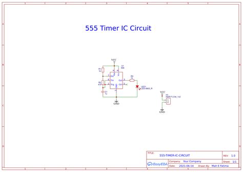 555timer EasyEDA Open Source Hardware Lab