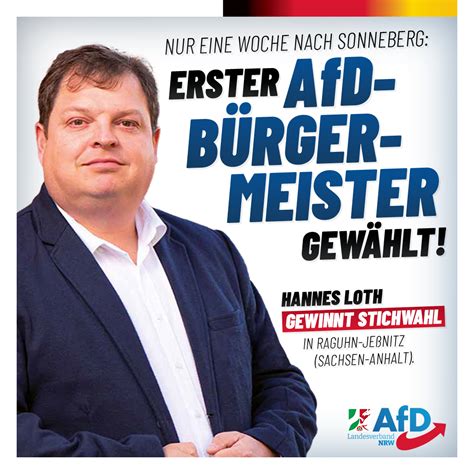 Erster Afd Bürgermeister Gewählt Afd Nrw