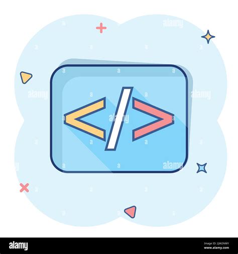 vector cartoon open source icon in comic style api programming concept