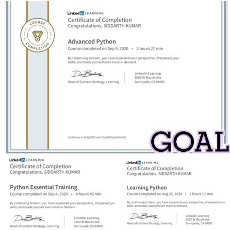 Siddarth Kumar On Linkedin Python3 Pythonprogramming Pythonfordatascience Coursecompleted