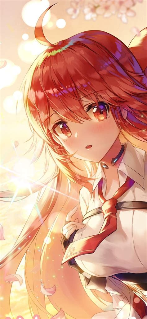 Wallpapers Wallpaper Cute Anime Girl Red Eyes Hooded Sweatshirt