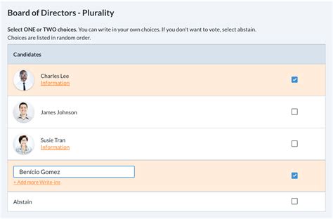 Board Elections Electionbuddy
