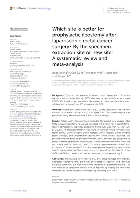 Pdf Which Site Is Better For Prophylactic Ileostomy After