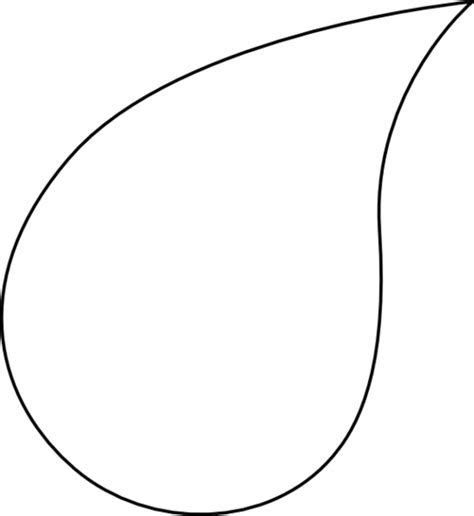 Teardrop Template Printable Template Printable Templates Picture Templates