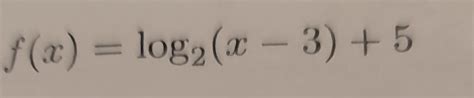 Solved I Have To Graph The Logarithmic Equation But I Don T Chegg Com