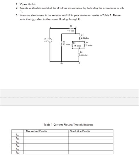 Solved 1 Open Matlab 2 Create A Simulink Model Of The Chegg Com